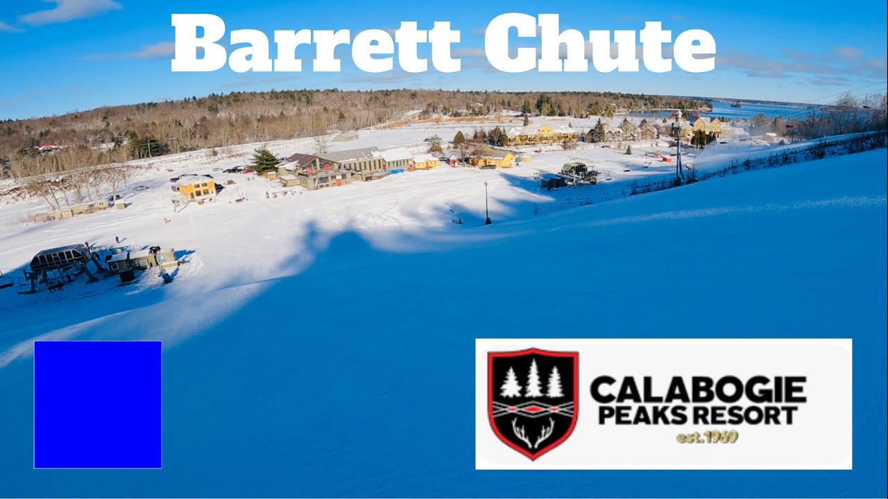 Barrett Chute - Calabogie Peaks Resort | Bluebird December Day - YouTube