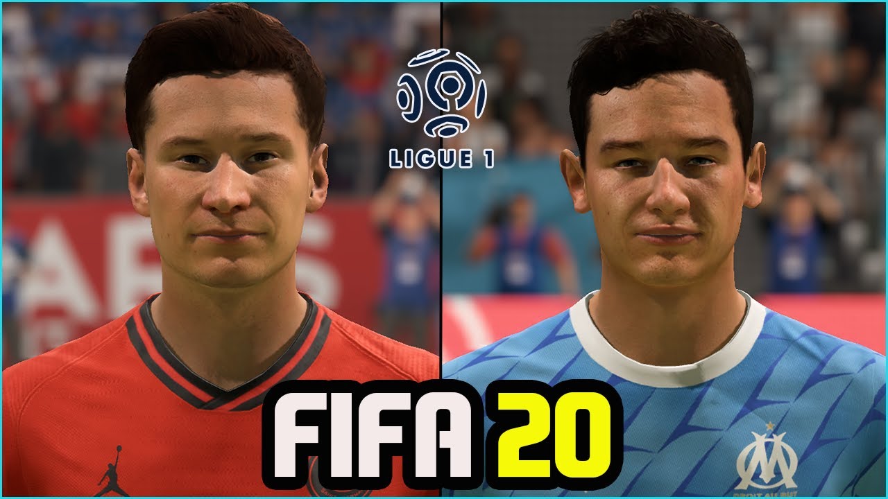 FIFA 20 | ALL LIGUE 1 PLAYERS REAL FACES - YouTube