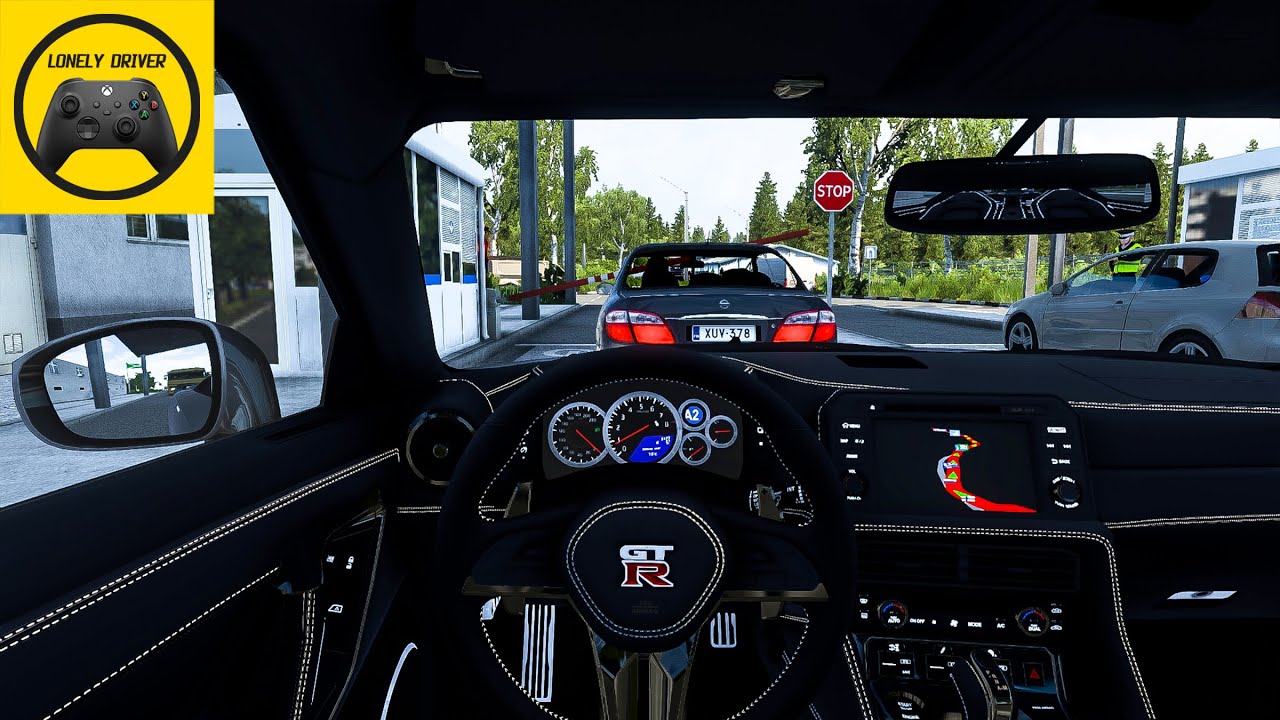 NISSAN GT-R (R35) | Euro Truck Simulator 2 (Controller Gameplay) - YouTube