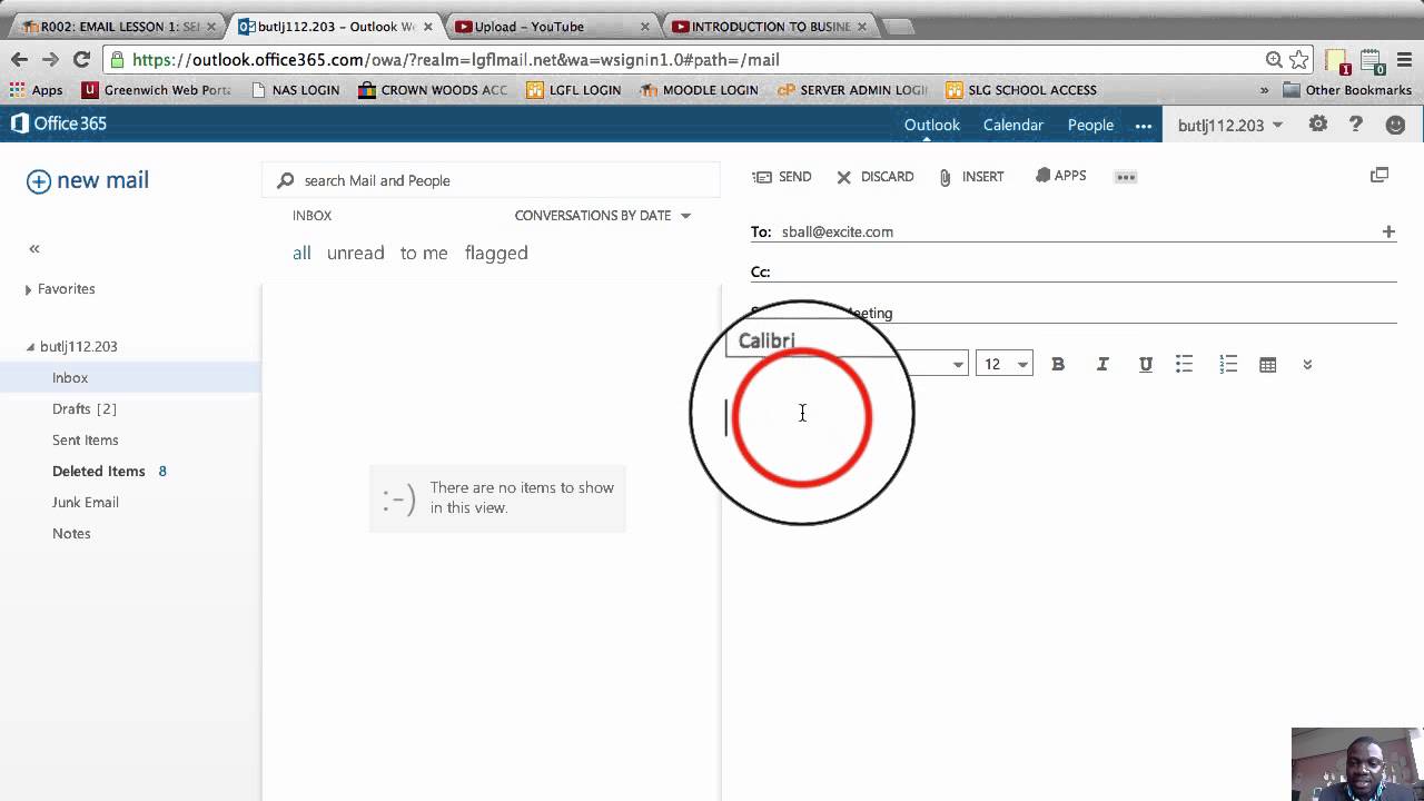 COMPOSE AND SEND A FORMAL EMAIL - YouTube