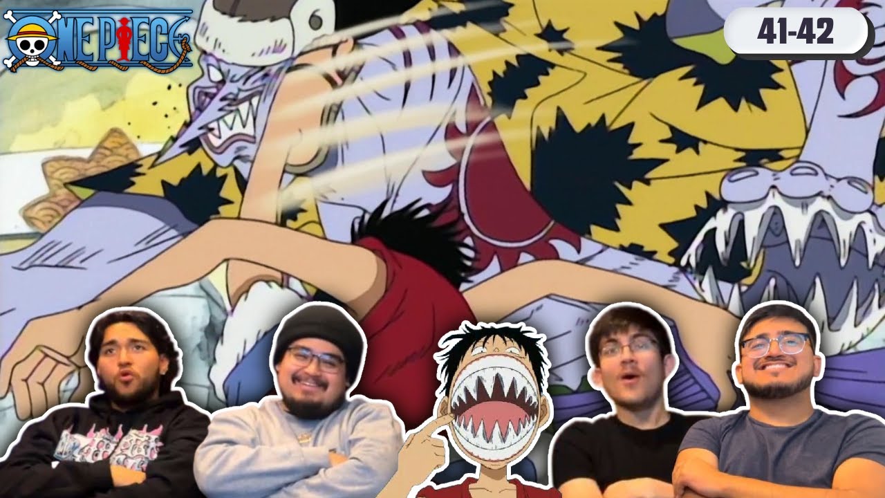 Luffy vs Arlong! || One Piece Eps 41-42 || One Piece Reaction - YouTube