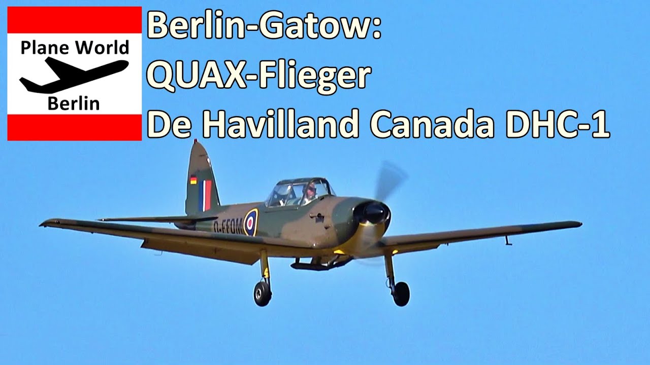 Berlin-Gatow: QUAX-Flieger De Havilland Canada DHC-1 Chipmunk *D-EFOM ...
