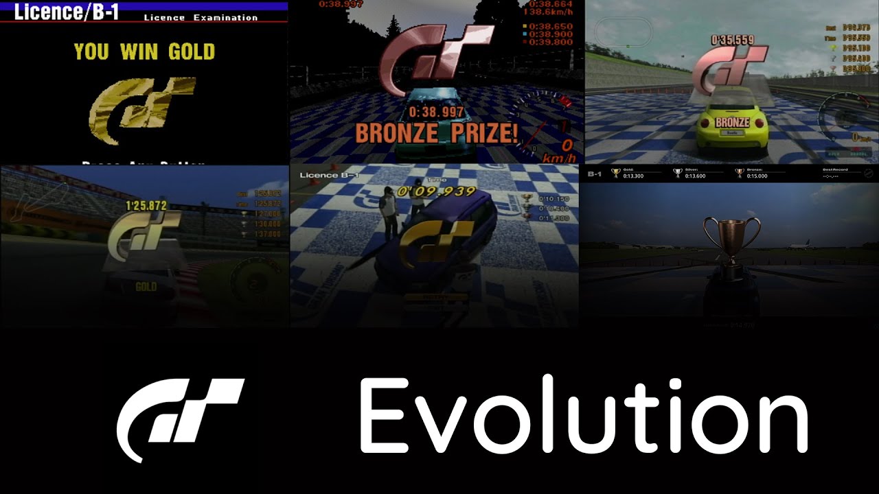 Evolution of Gran Turismo License Awards (GT1 - GT7) - YouTube