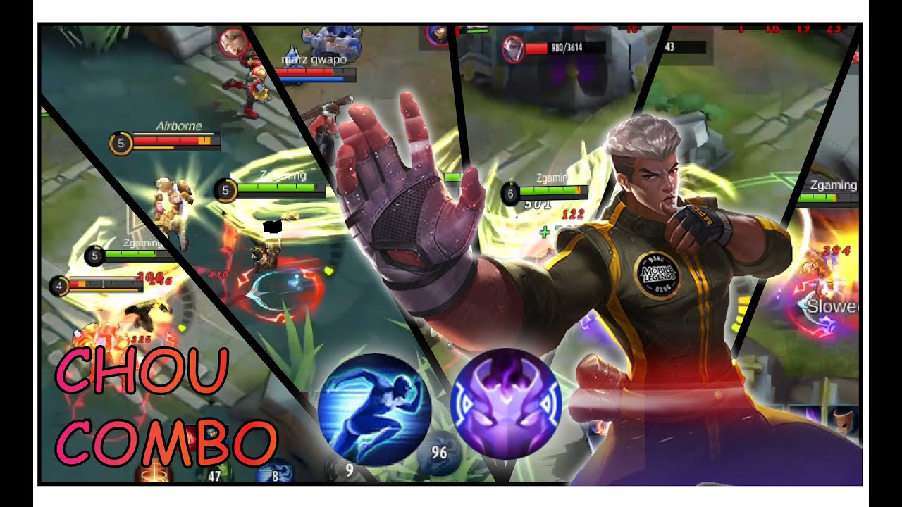 Mobile Legends, Chou Combo Sprint & Shadow Mask - YouTube