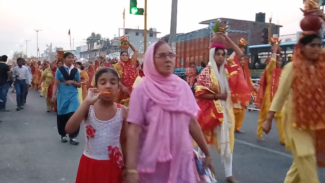 Part-1.Shobha yatra (Dera Baba Rudra Nand ji Maharaj) at Una - YouTube