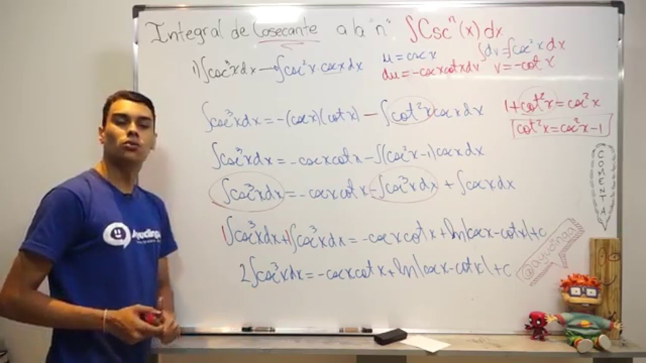 Integral de Cosecante a la n 01 - YouTube