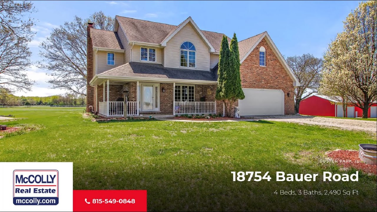 18754 Bauer Road, Custer Park, IL | MLS# 11763727 - McColly - YouTube