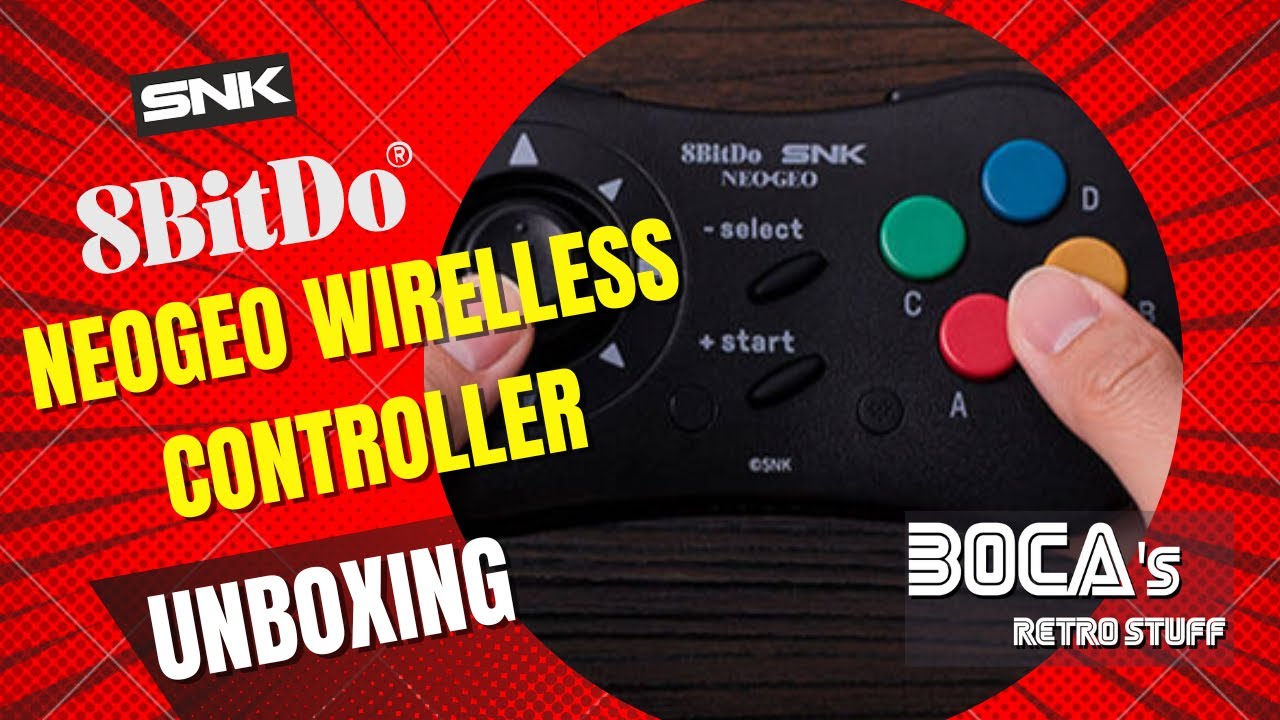 Unboxing the New 8BitDo NEOGEO Wireless Controller + Quick Review - YouTube