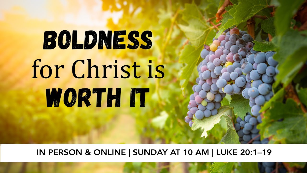 Boldness for Christ is Worth It // Nov. 17 // Sunday Sermon ...