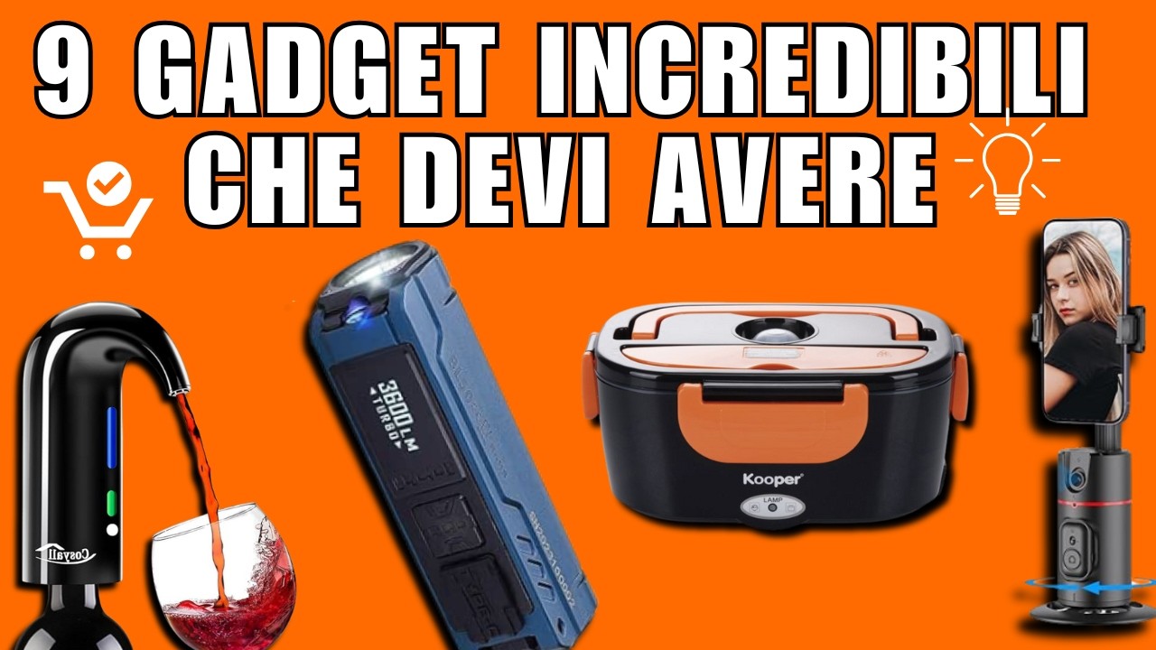 9 Gadget Incredibili su Amazon che Renderanno la Tua Vita Più Facile e Divertente. Ottimi per ...