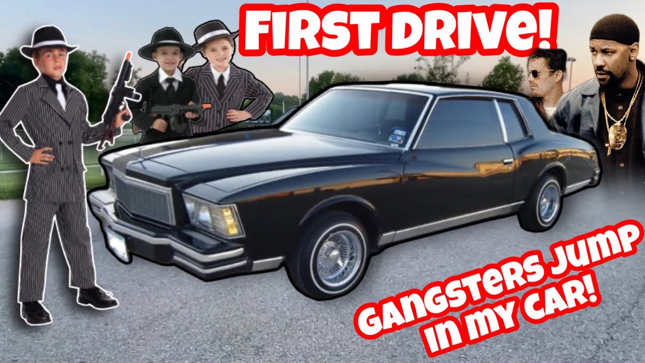 GANGSTERS JUMP IN MY NEW PAINTED LOWRIDER! DENZEL WASHINGTONS MONTE ...