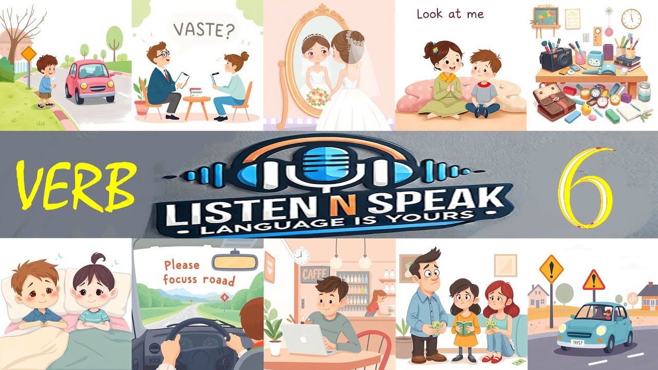 Listen N Speak Phrasal Verbs 6 Master Verbs for Vision See, Look,Focus ...