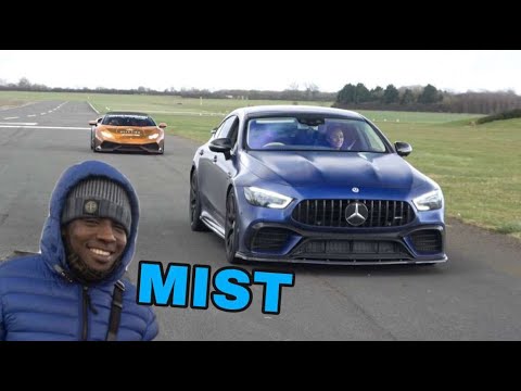 RAPPER MIST destroying supercars on runway! - YouTube