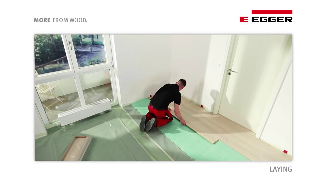EGGER laminate flooring installation | Easy installation of laminate ...