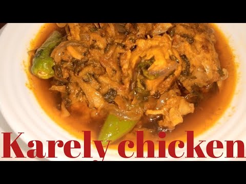Karely chicken recipe/Bitter gourd with chicken/Tani shah vlogs n ...