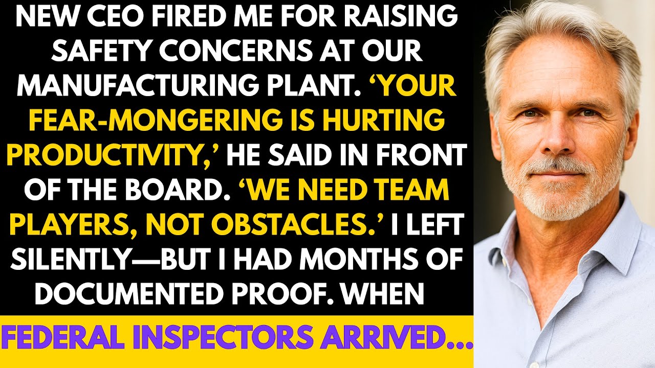 New CEO Fired Me for Questioning Safety Standards—Then the Plant Blew ...