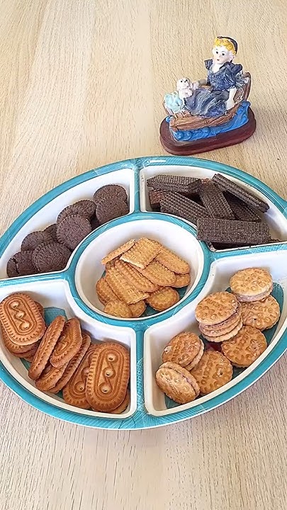 Тарелка с печеньем 🍪 АСМР распаковка 🔊 - YouTube