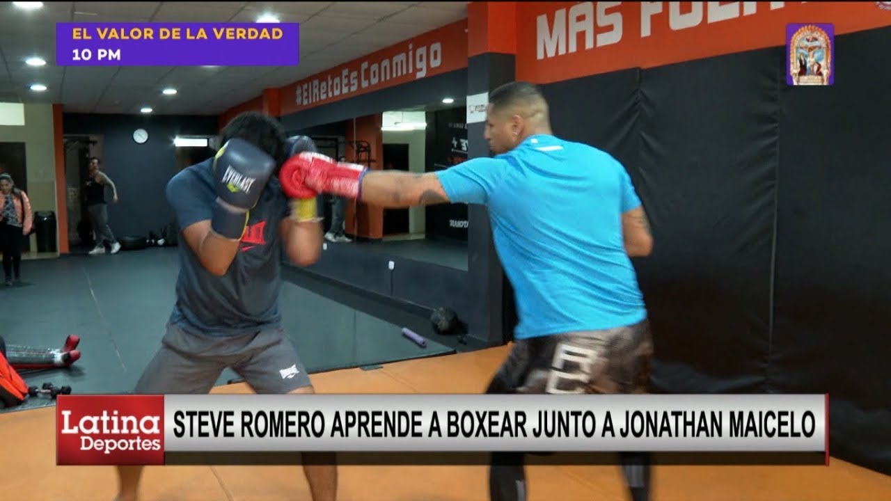 Steve aprende a boxear junto a Jonathan Maicelo - YouTube