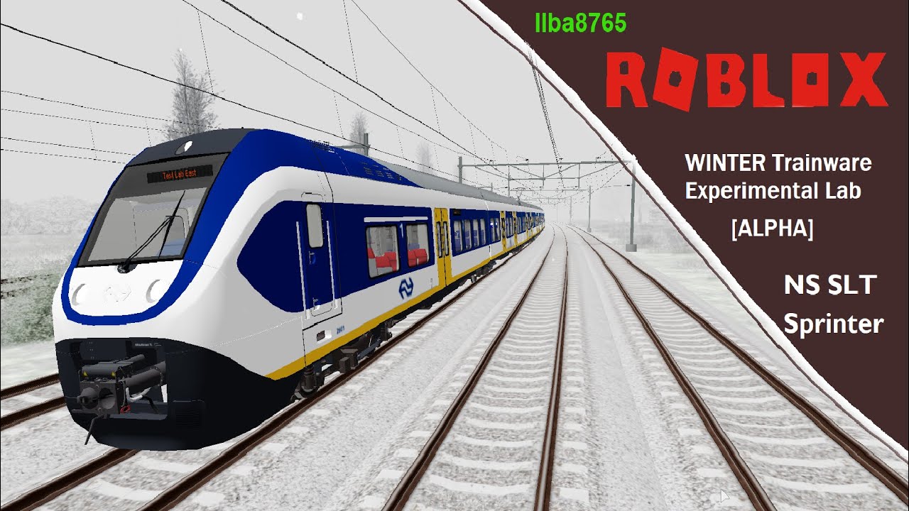 ROBLOX [WINTER] Trainware - Experimental Lab ALPHA NS SLT Sprinter ...
