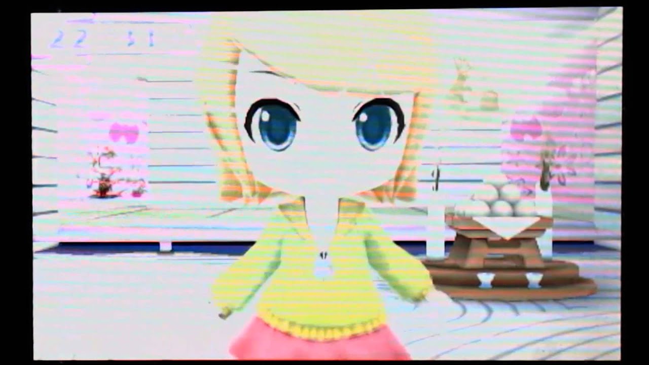 初音ミク and Future Stars Project mirai my room 鏡音リン・転倒 - YouTube