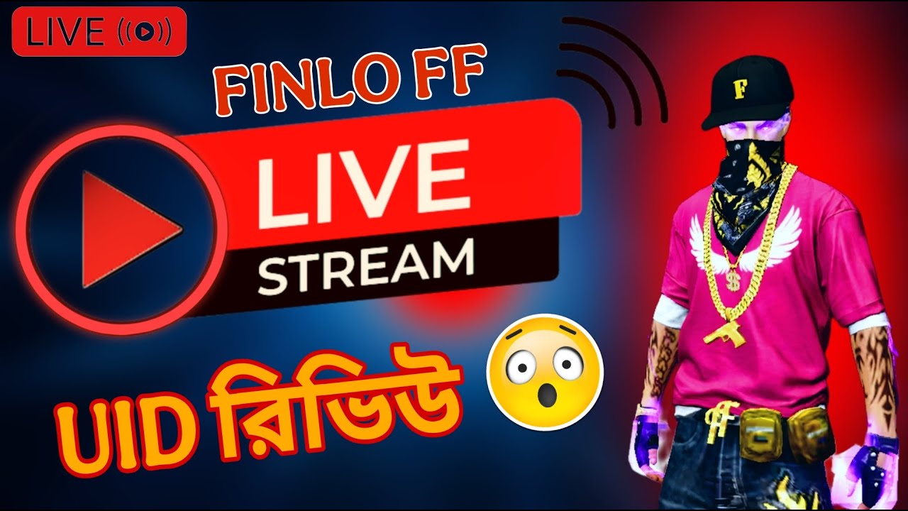 FINLO FF LIVE STREAM UID REVIEW #livestream #live #gameplay - YouTube