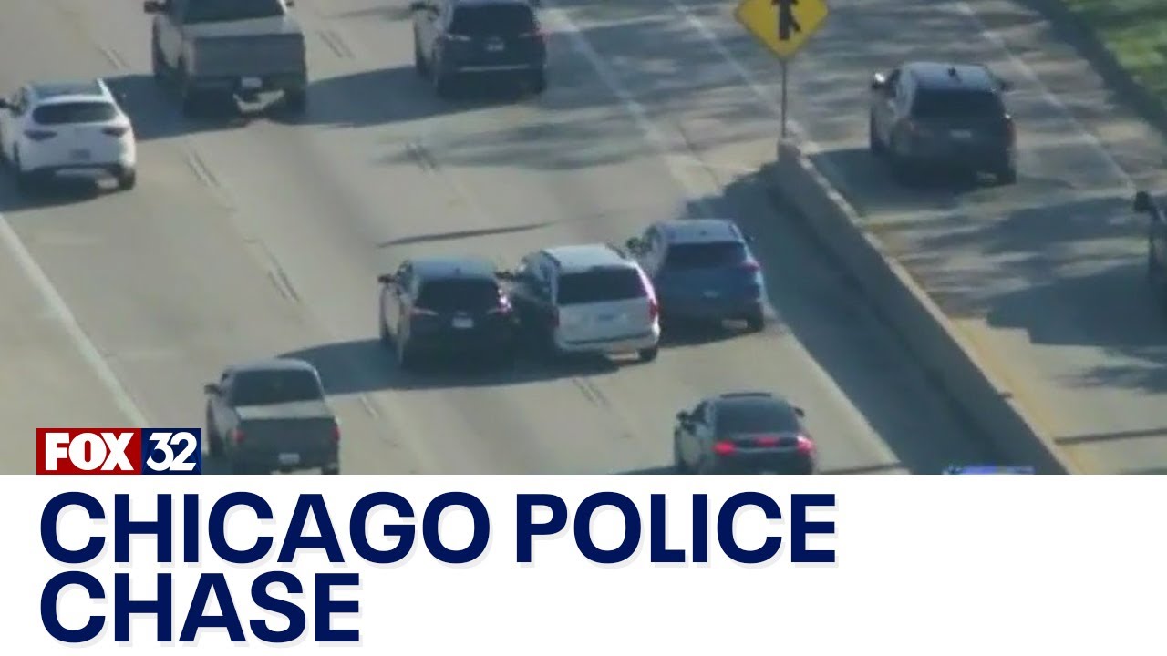 Suspect in custody after police chase throughout Chicago - YouTube