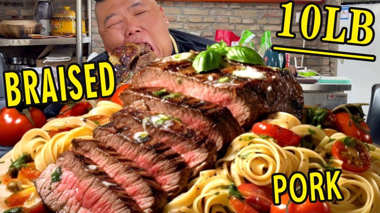 Brother Monkey got two 10-pound steaks, which were so juicy and ...