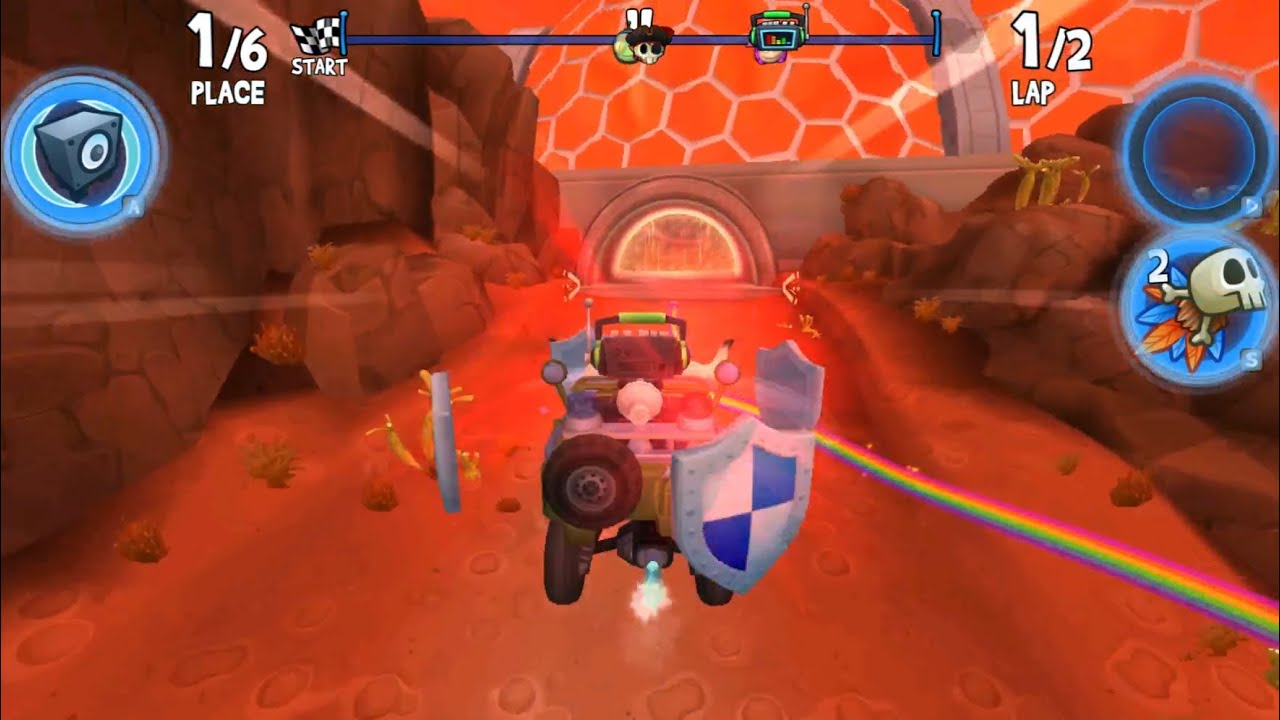 Turn on the shield of immortality || Beach Buggy Racing 2 Hack - YouTube