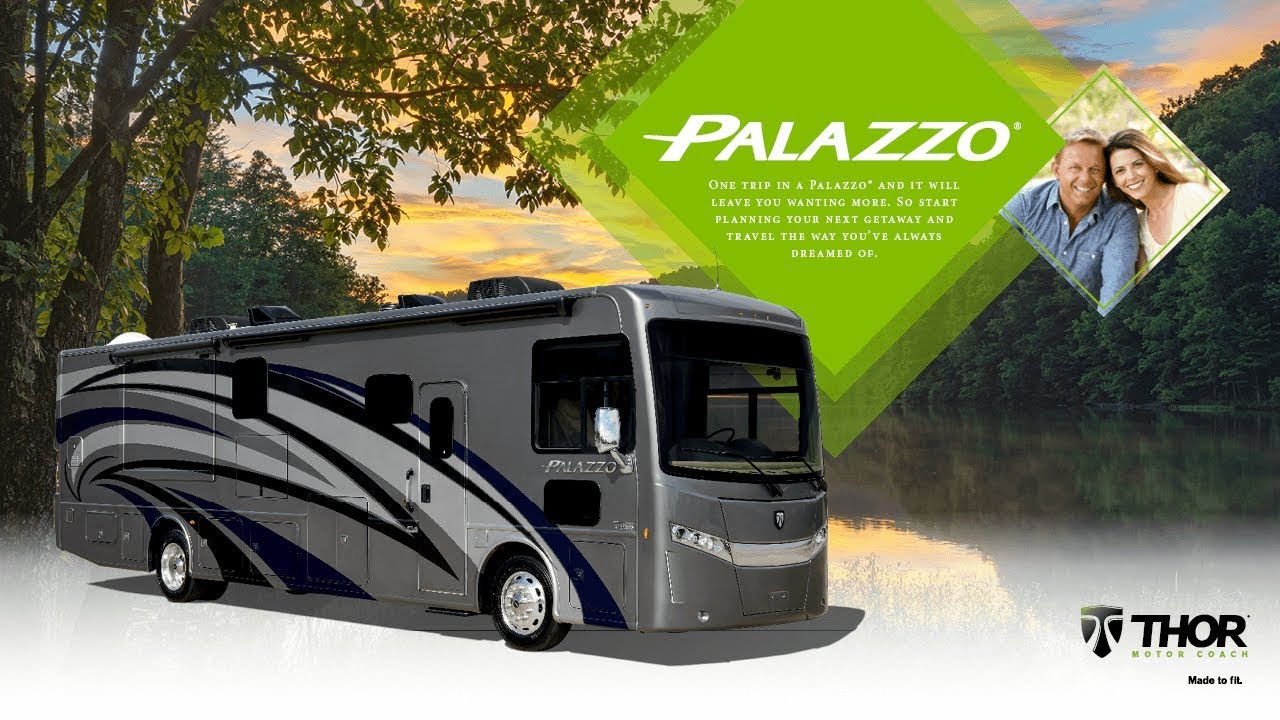 2020 Palazzo® Class A Diesel Motorhome From Thor Motor Coach - YouTube