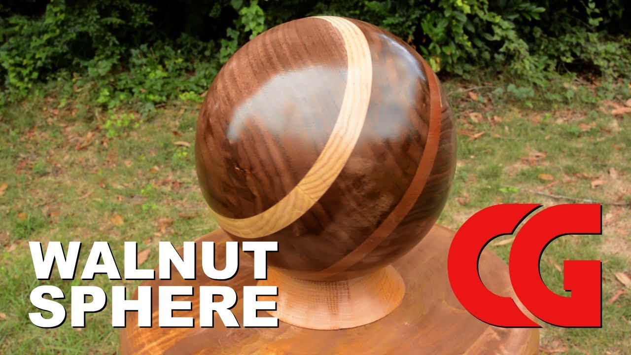 Making a Wood Sphere - Woodworking, Woodturning, Sculpture, Art - YouTube