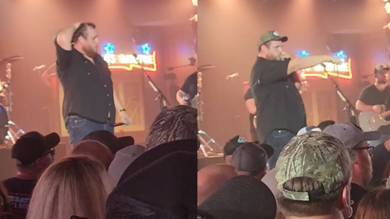 Luke Combs Stops Show To Assist Fan Who Passed Out Youtube