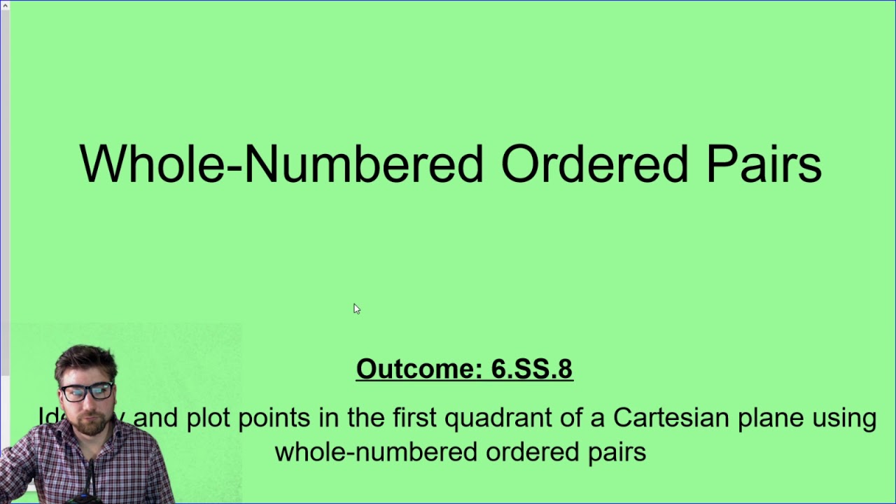 Plotting Ordered Pairs - YouTube
