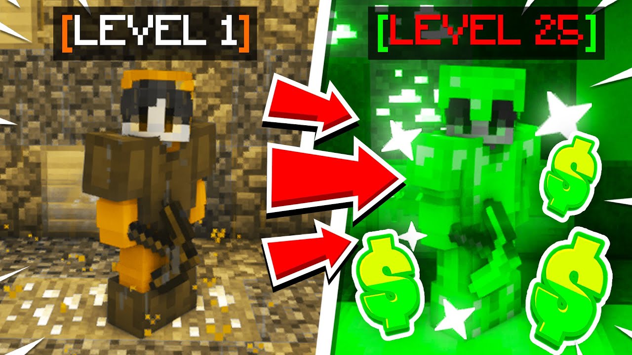 UNLOCKING LEVEL 25 MINE & NEW ARMOR! | MineLucky Minecraft OP Prison #3 ...