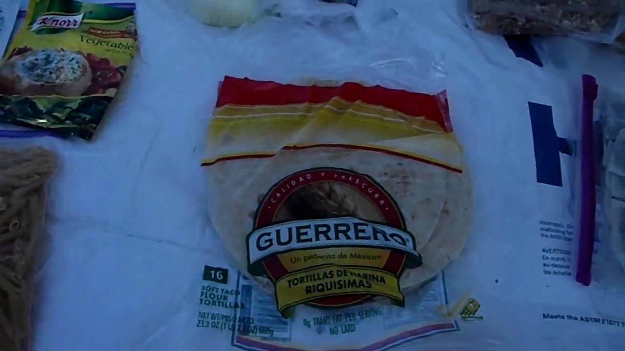 Pacific Crest Trail (PCT) - Part 8 - Food - YouTube