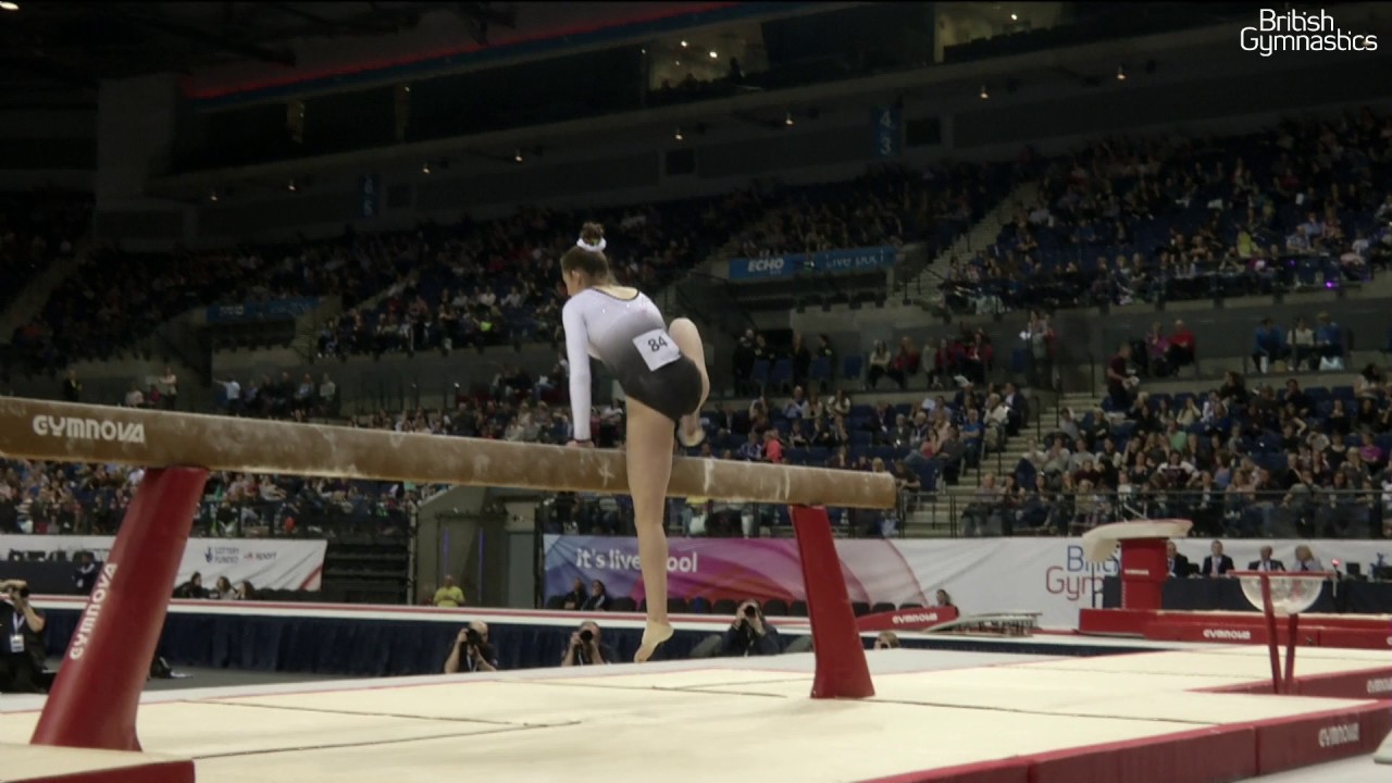 Megan Bridge Beam Women's Senior Apparatus Final 2017 British ...