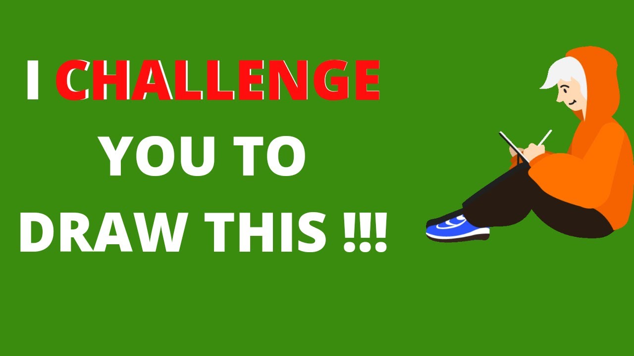 I CHALLENGE YOU TO DRAW THIS |challenge yourself| #artstudio - YouTube