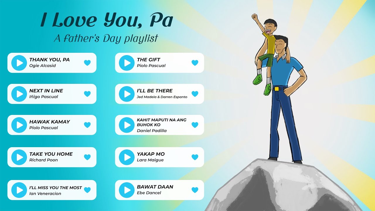I Love You, Pa (A Father's Day playlist) - YouTube