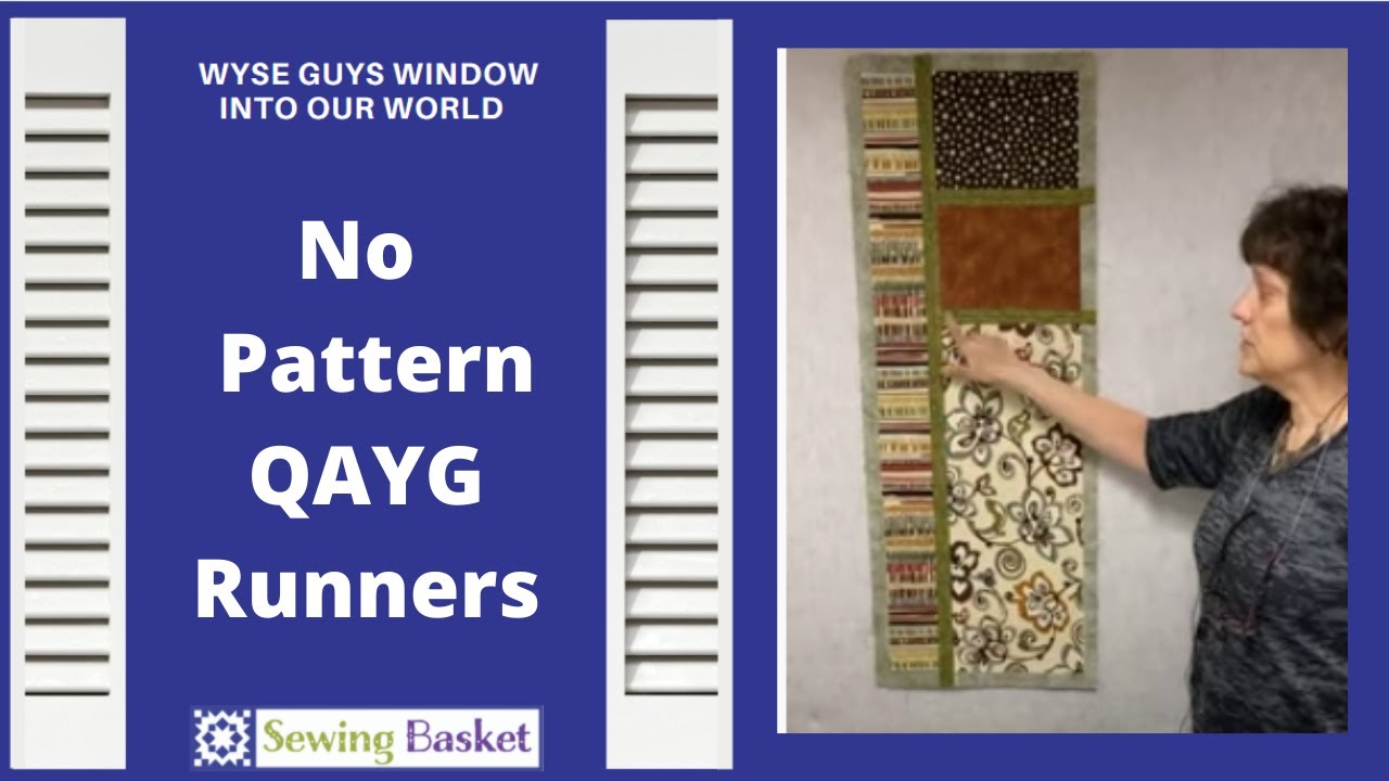 Quilt As You Go (QAYG) Runner - Create your own! Learn to make a table ...