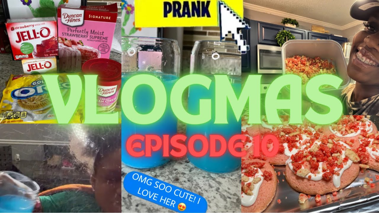 VLOGMAS DAY 10 | SUNDAY RESET | PRANK | BAKING COOKIES - YouTube