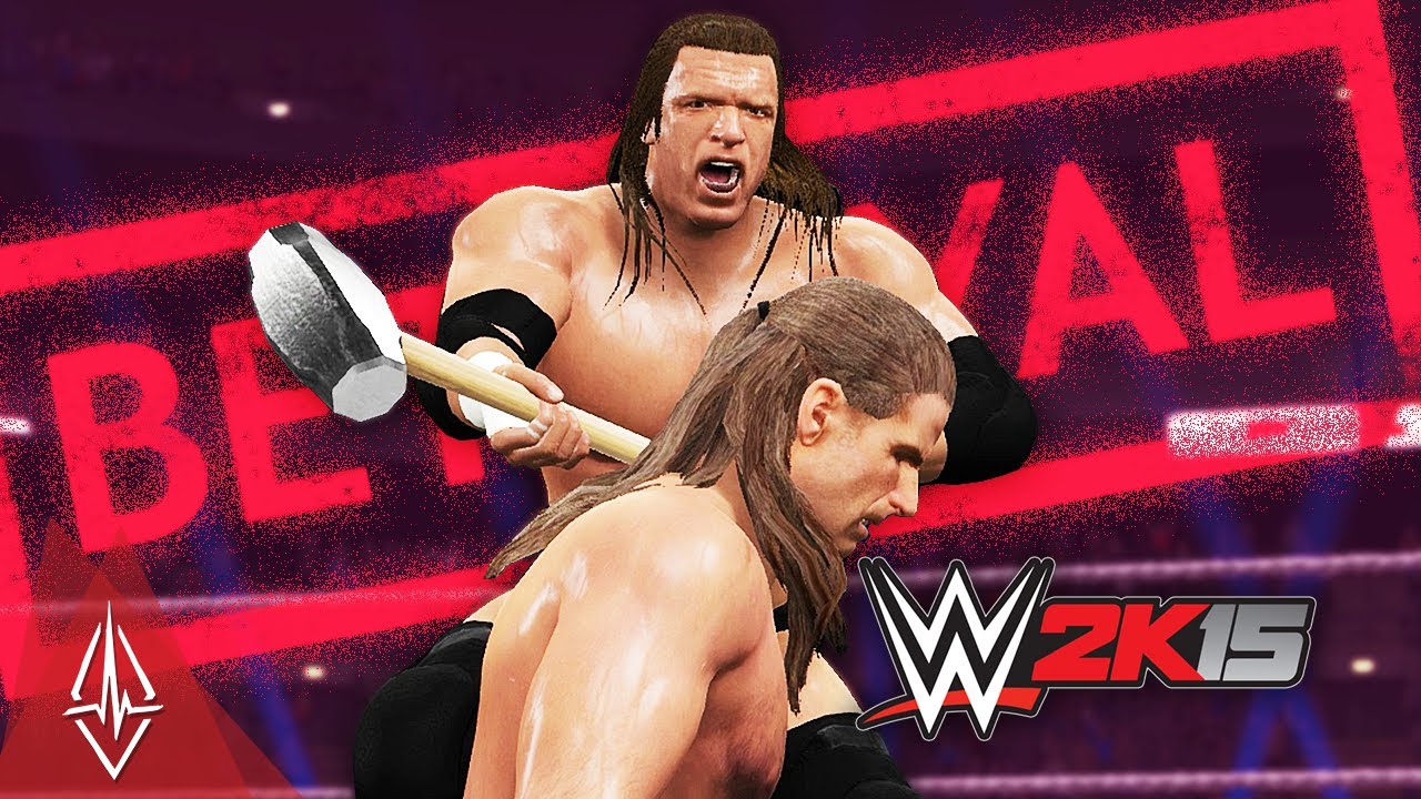 WWE 2K15 2K Showcase Mode - Best Friends, Bitter Enemies Part 1 - HHH BETRAYS HBK! - YouTube