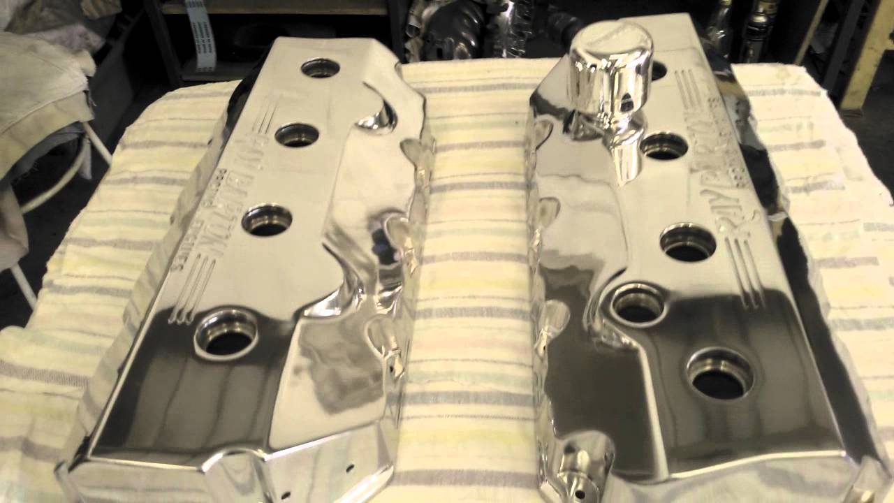 Polished Ray Barton Valve Covers - polished by stans. - YouTube