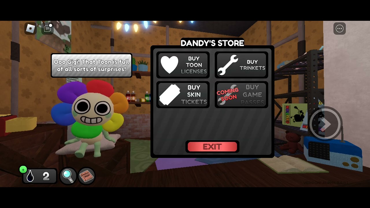 Unlocking The New Toon: Gigi! (Dandy's World New Update! Character ...