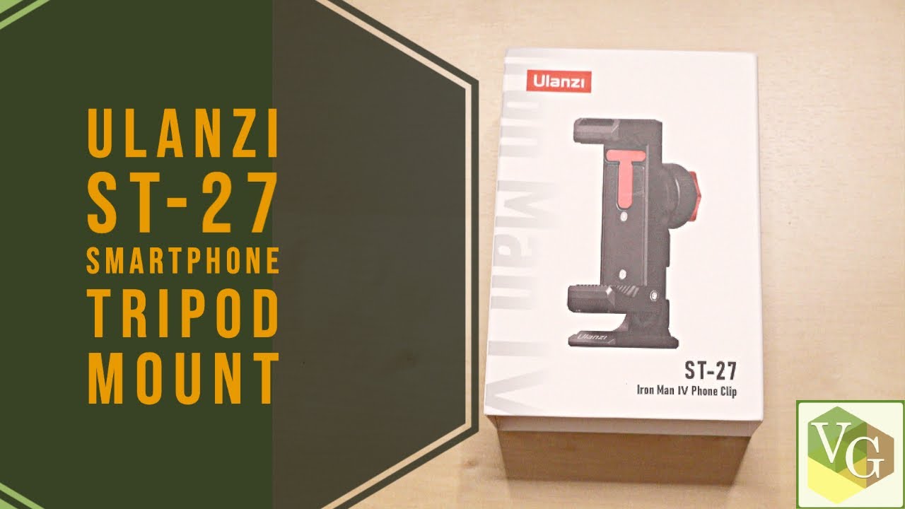 Ulanzi ST-27 Smart Phone Tripod Mount - YouTube