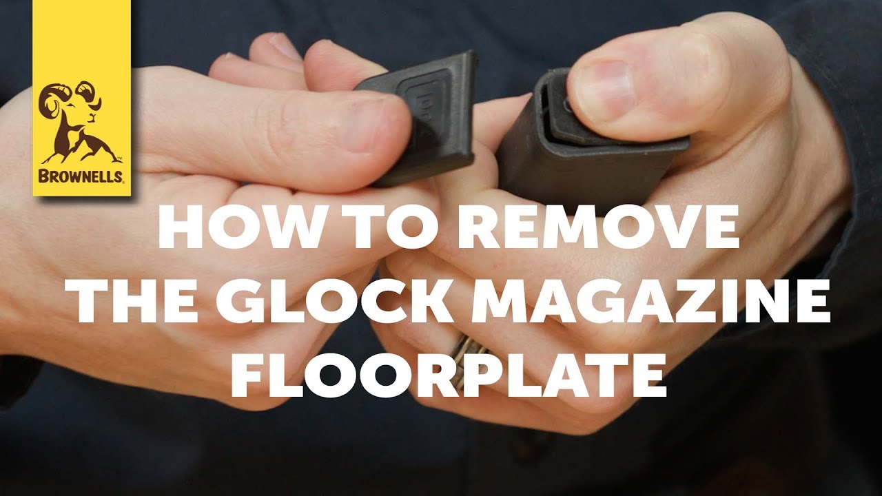 Quick Tip: How to Remove the Glock Magazine Floorplate - YouTube
