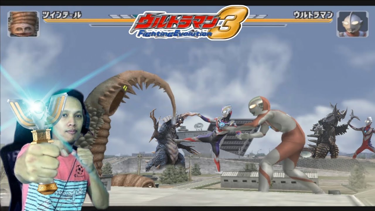 KAIJU KINTIL VS ATROMEN MBAH_ULTRAMAN FIGHTING EVOLUTION 3 - YouTube