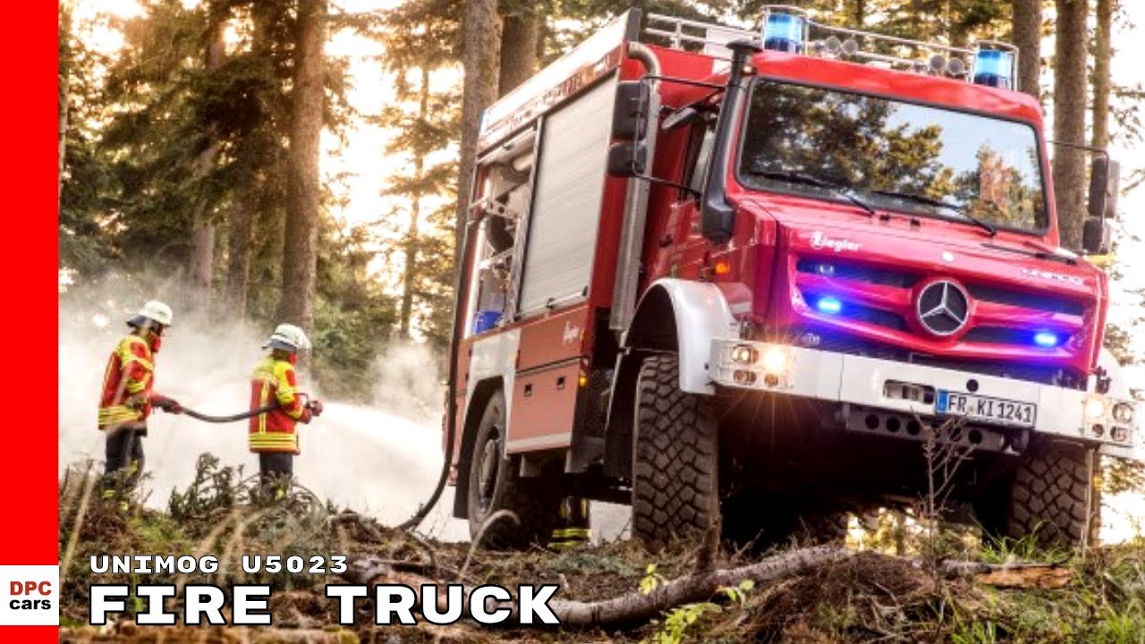Unimog Forestry Fire Truck 86 Mercedes Unimog Stock Photos, High Res