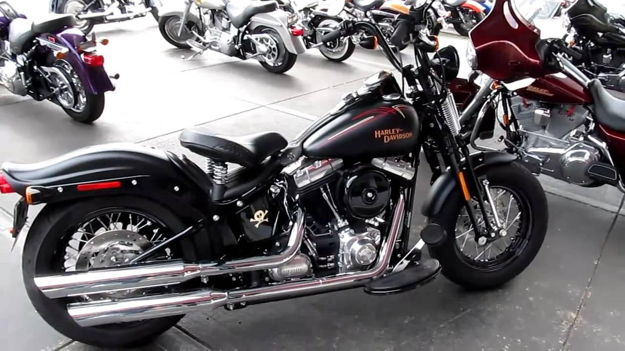 Harley Old School Cross Bones Springer for sale only 212 miles - YouTube