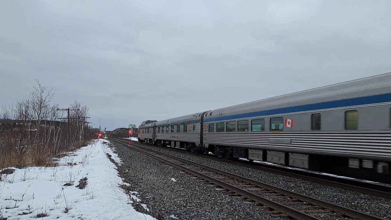VIA Rail Train #1 "The Canadian" Reversal! - YouTube