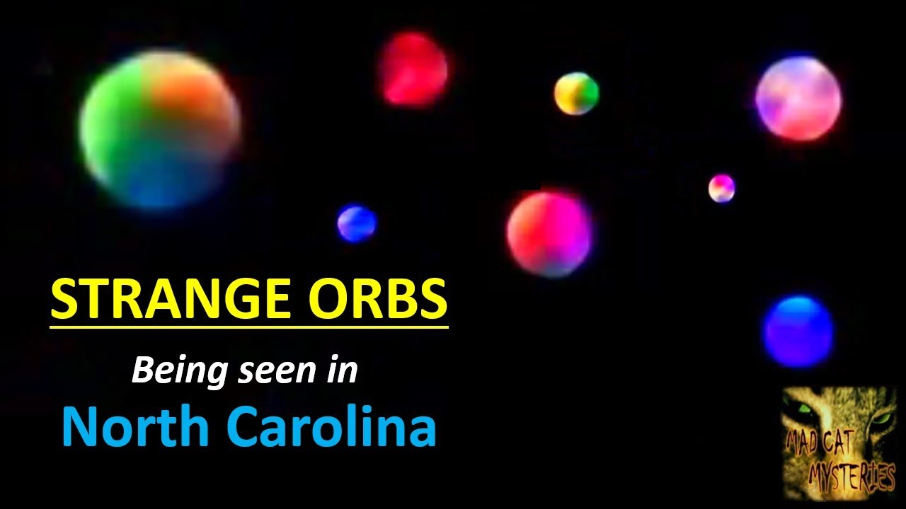INSANELY COLORFUL UFOs being seen in North Carolina - YouTube