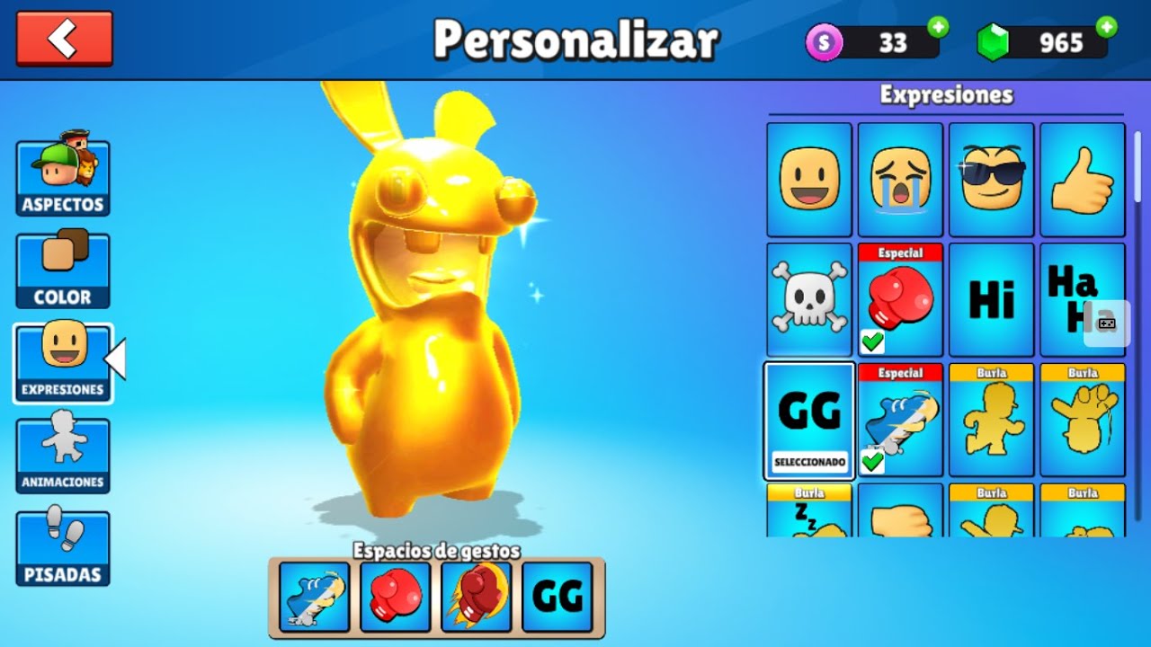 Jugando con GOLD RABBIT en Stumble Guys - Stumble Guys - YouTube